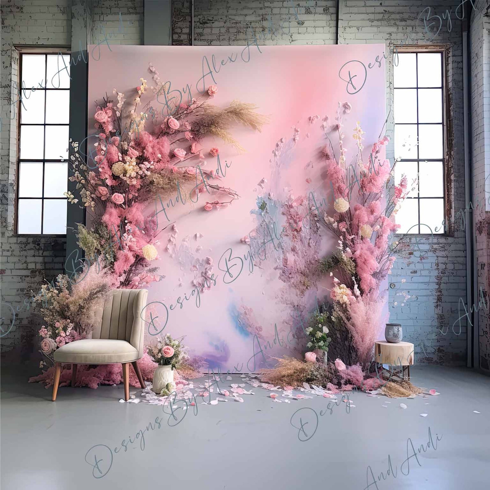 Bridal Shower Digital Backdrop Wedding Background Photo Shoot Picture ...