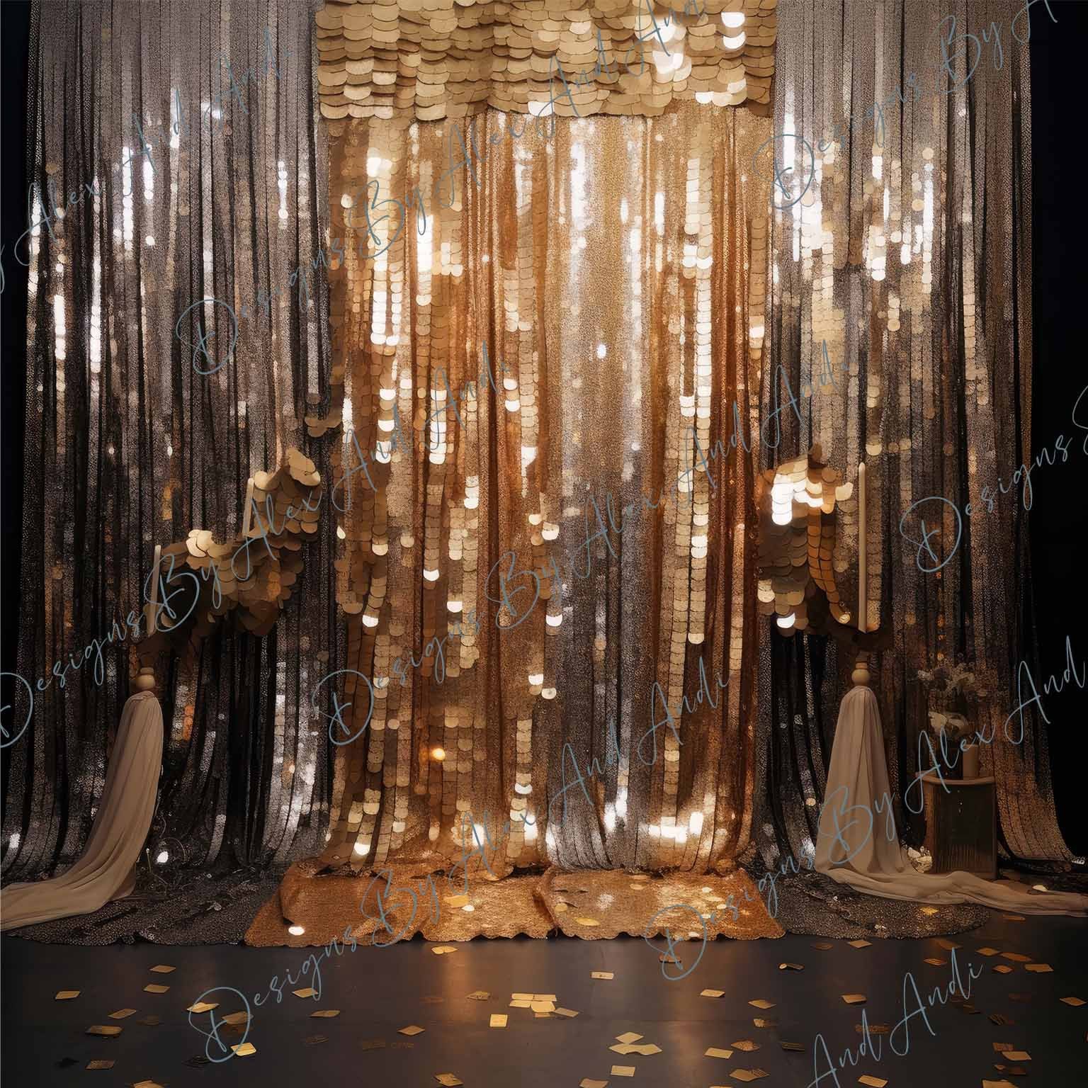 Shimmering Backdrop Background Digital Birthday Child Photo Shoot ...