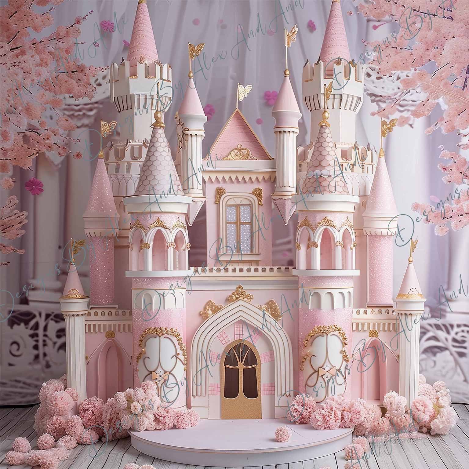 Pink Princess Birthday Event Birthday Photo Shoot Birth Day Overlay ...