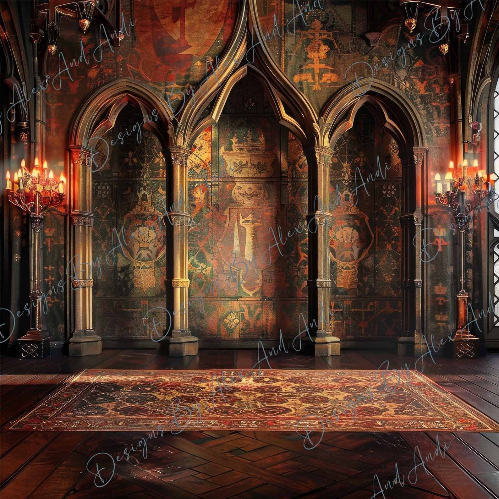 15th Century Overlay Medieval Digital Backdrop Prop Party Photo Shoot ...