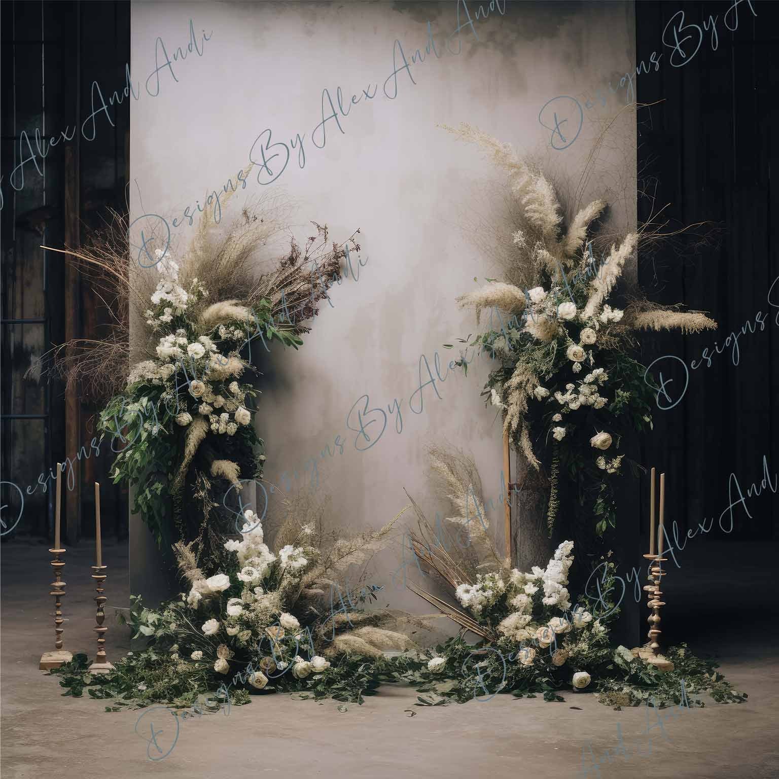 Ceremony Digital Backdrop Ceremonial Backdrop Overlay Wedding Sweet 16 ...
