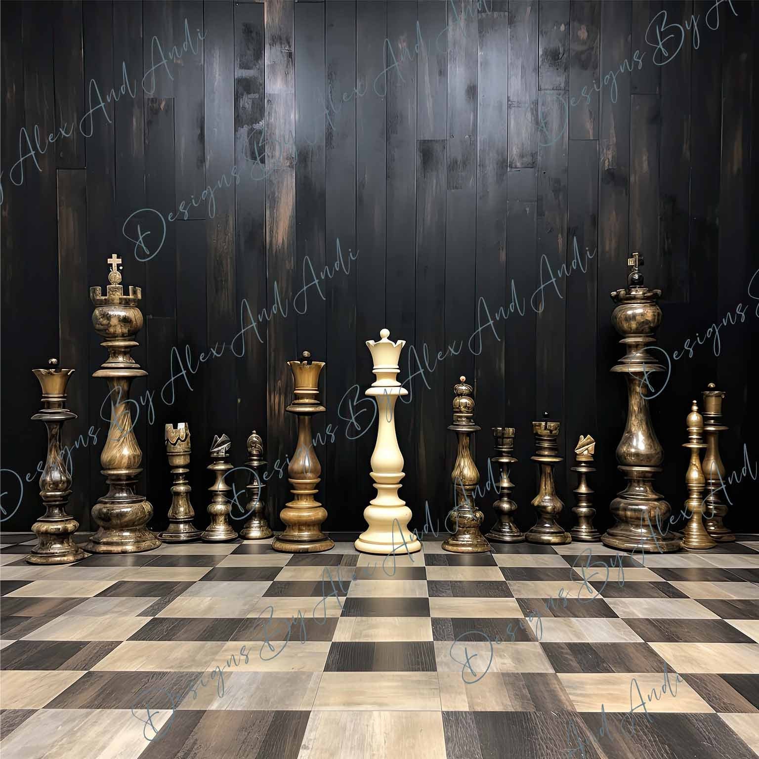Chess Backdrop Background Digital Birthday Child Photo Shoot Picture ...