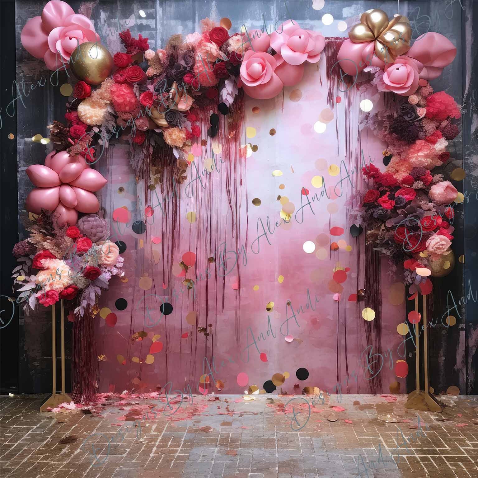 Digital Party Room Digital Backdrop Background Birthday Child Photo ...