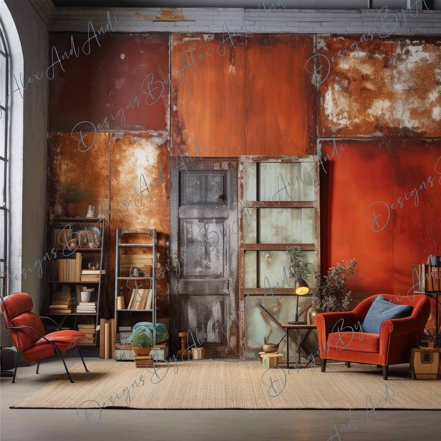 Urban Office Digital Backdrop Overlay Background Work Photo Picture ...