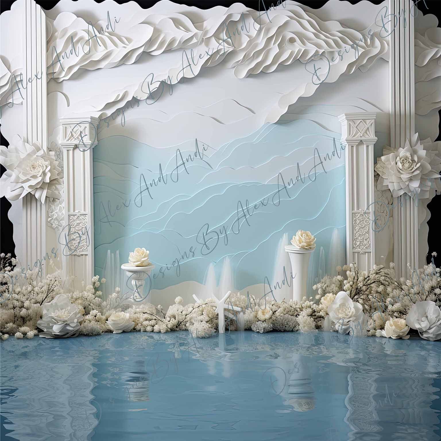 Baptism Digital Backdrop Overlay Background Child Photo Picture Studio ...