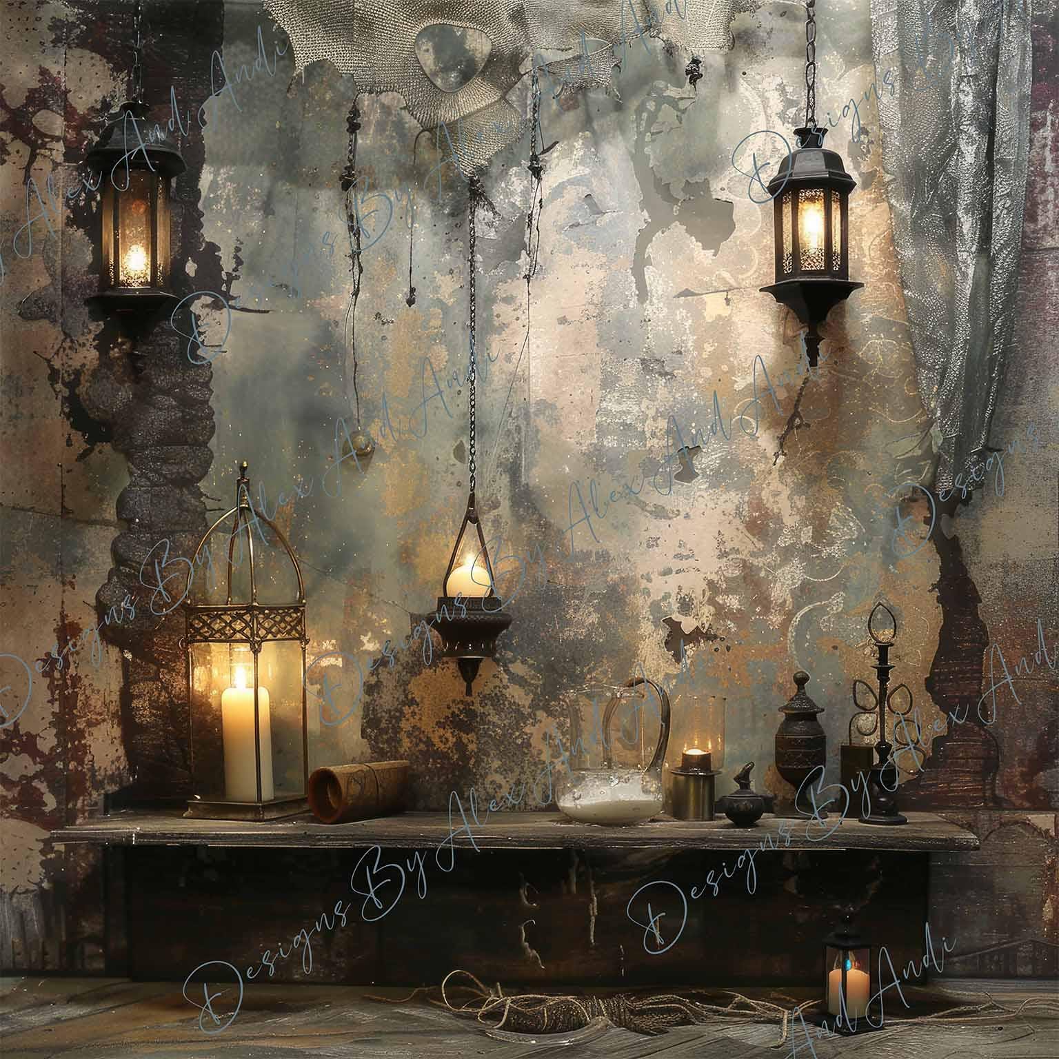 Alchemy Photo Digital Backdrop Chemistry Potion Picture Back Ground ...