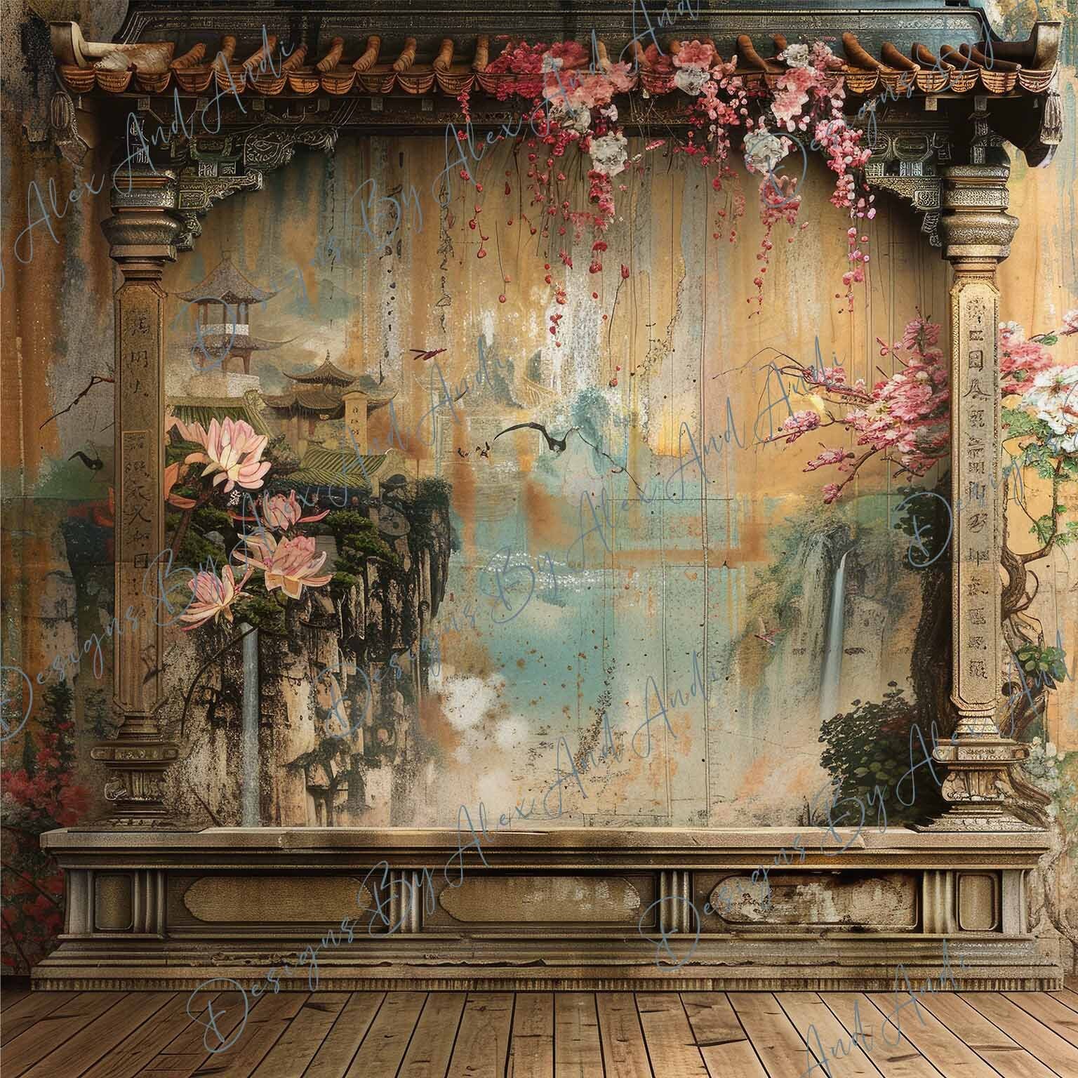 Asian Studio Digital Backdrop Asia Event Oriental Picture Photo Photo ...