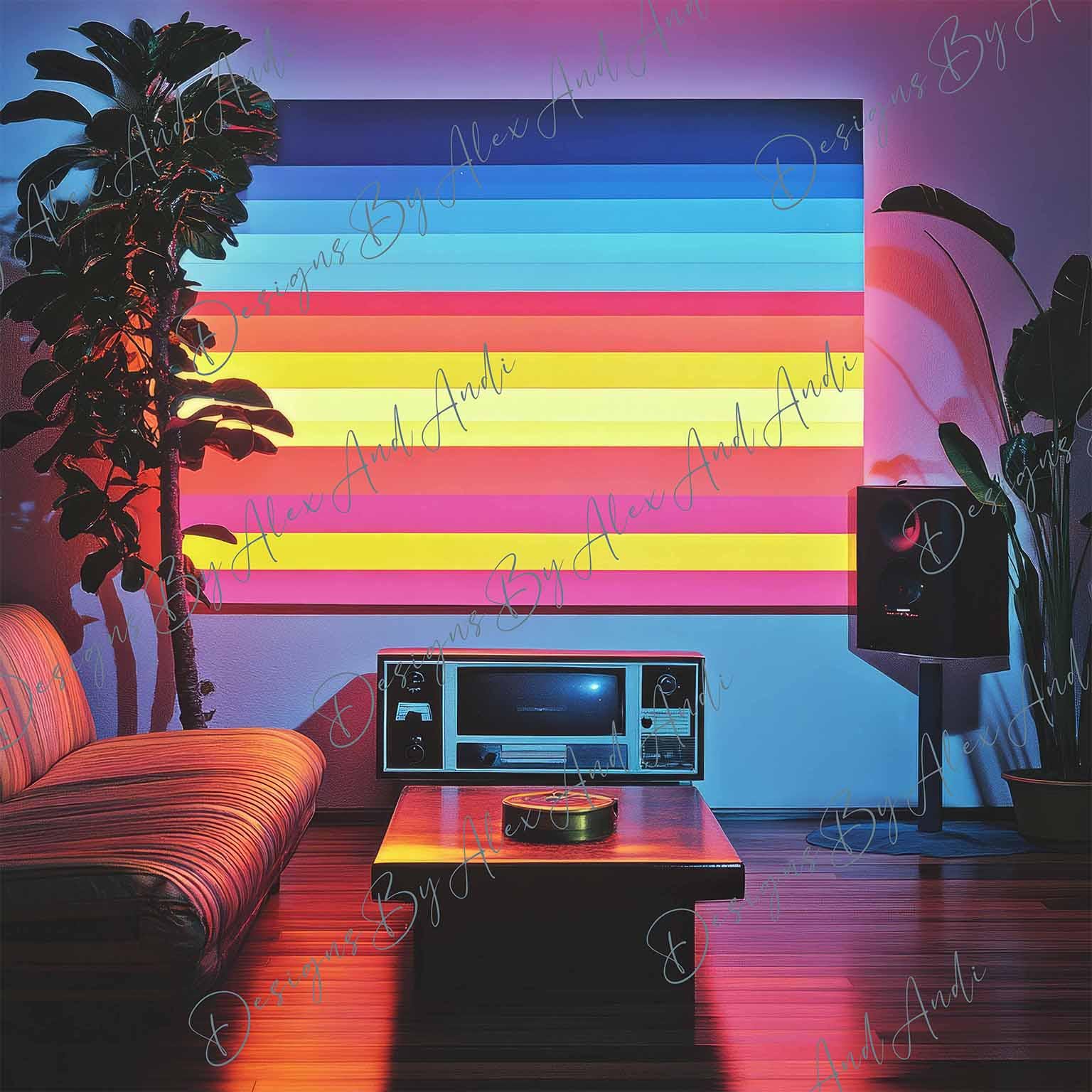1980s Studio Digital Backdrops: Photo Shoot Backgrounds (JPG) - Etsy