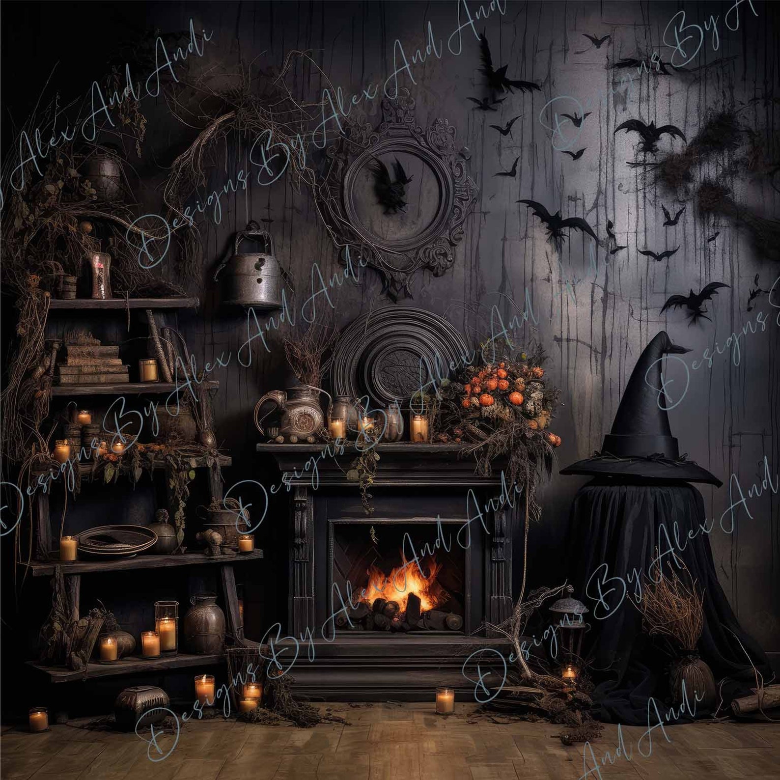 Witch Brew Digital Backdrop Background Birthday Child Photo Shoot ...