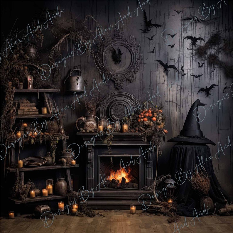 Witch Brew Digital Backdrop Background Birthday Child Photo Shoot ...