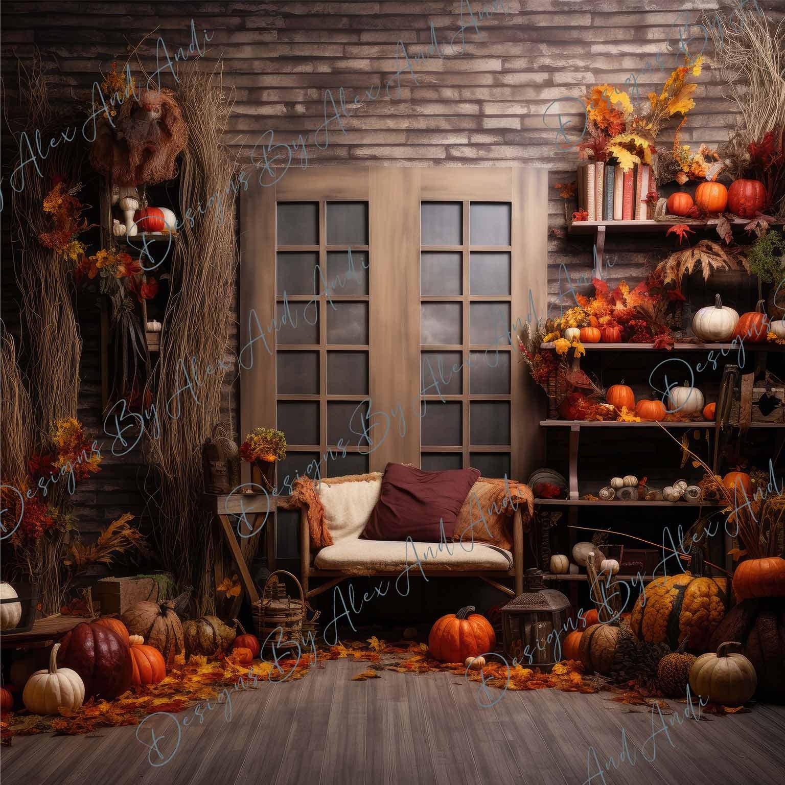 Fall Digital Backdrop Background Birthday Child Photo Shoot Picture ...