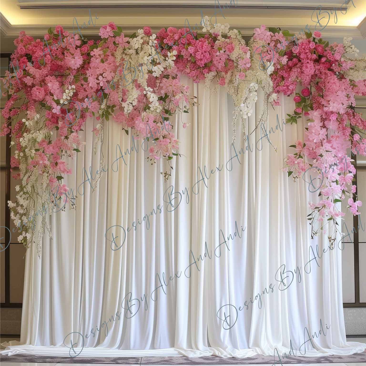 Polyester Studio Digital Background Backdrop Overlay Wedding Party ...