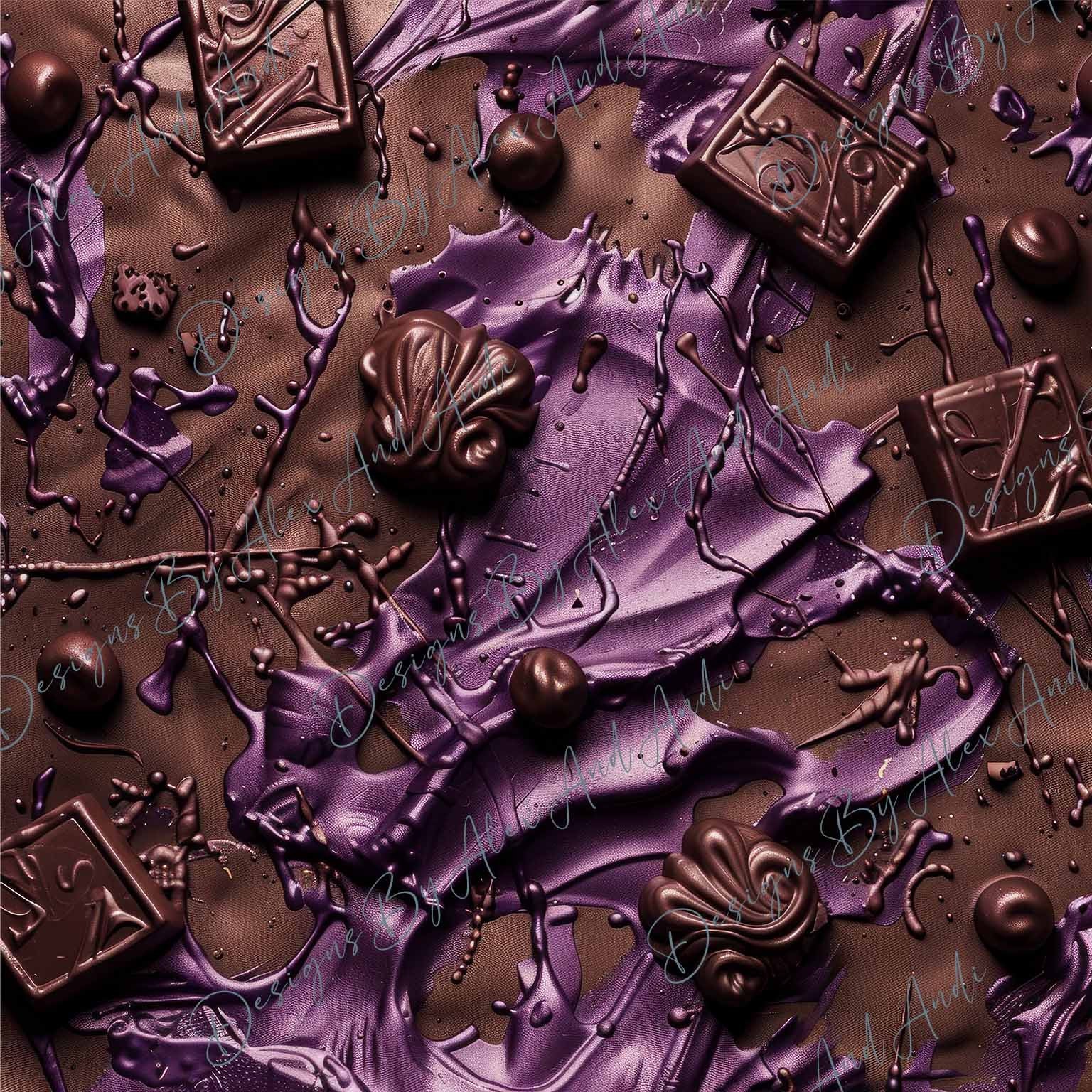 Wonky Chocolate Wall Digital Background Overlay Backdrop Kid Child ...