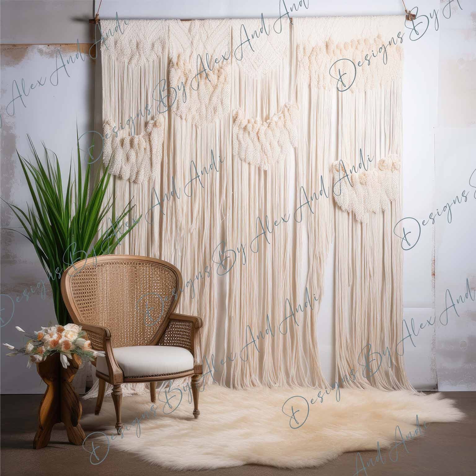 Fringe Decor Backdrop Background Digital Photo Shoot Picture Prop ...