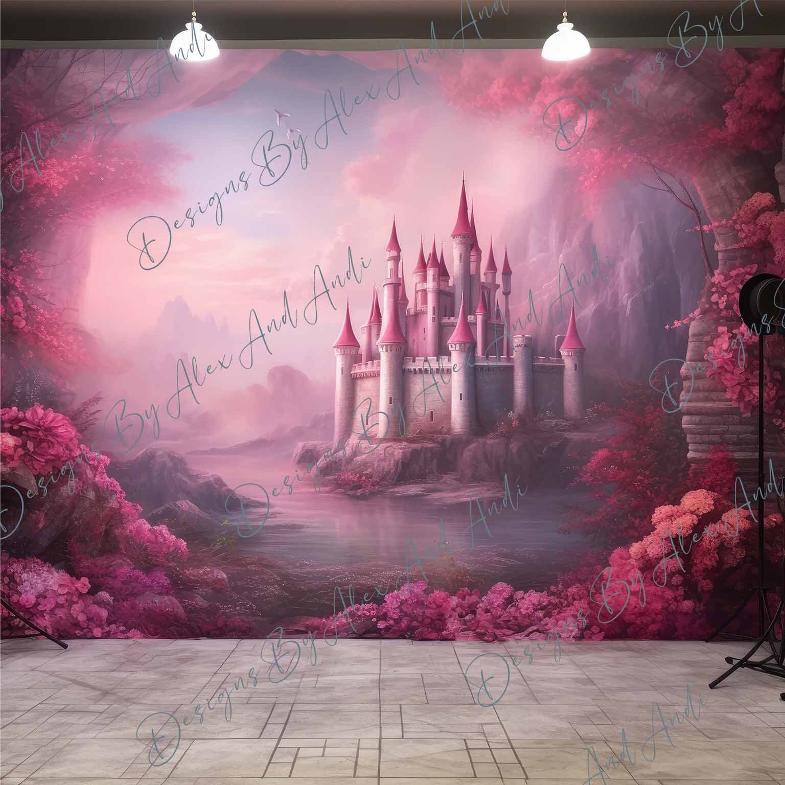Princess Studio Backdrop Background Digital Child Sweet 16 Photo Shoot ...