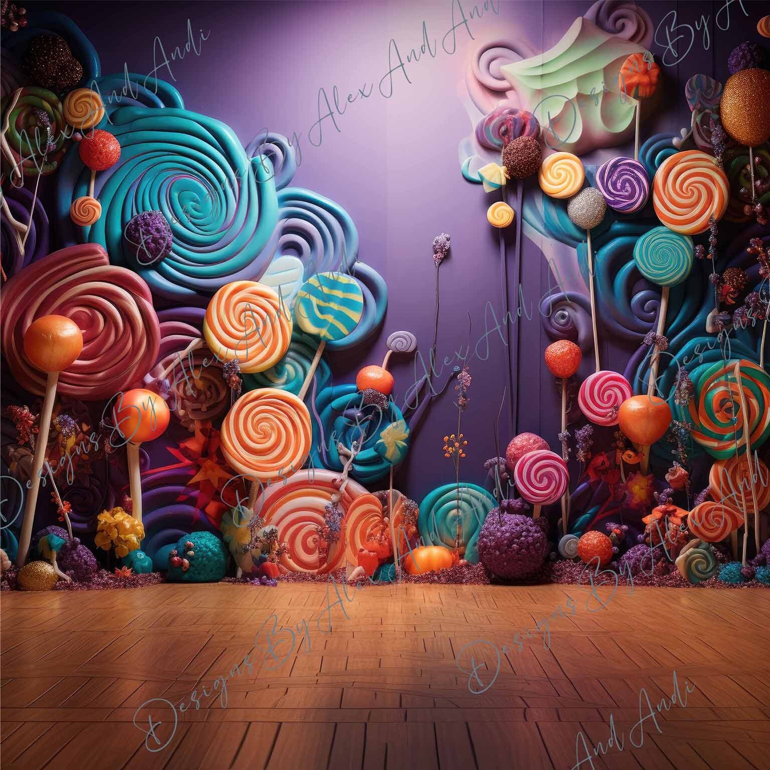 Whimsical Wonky Digital Backdrop Overlay Child Background Photo Shoot ...