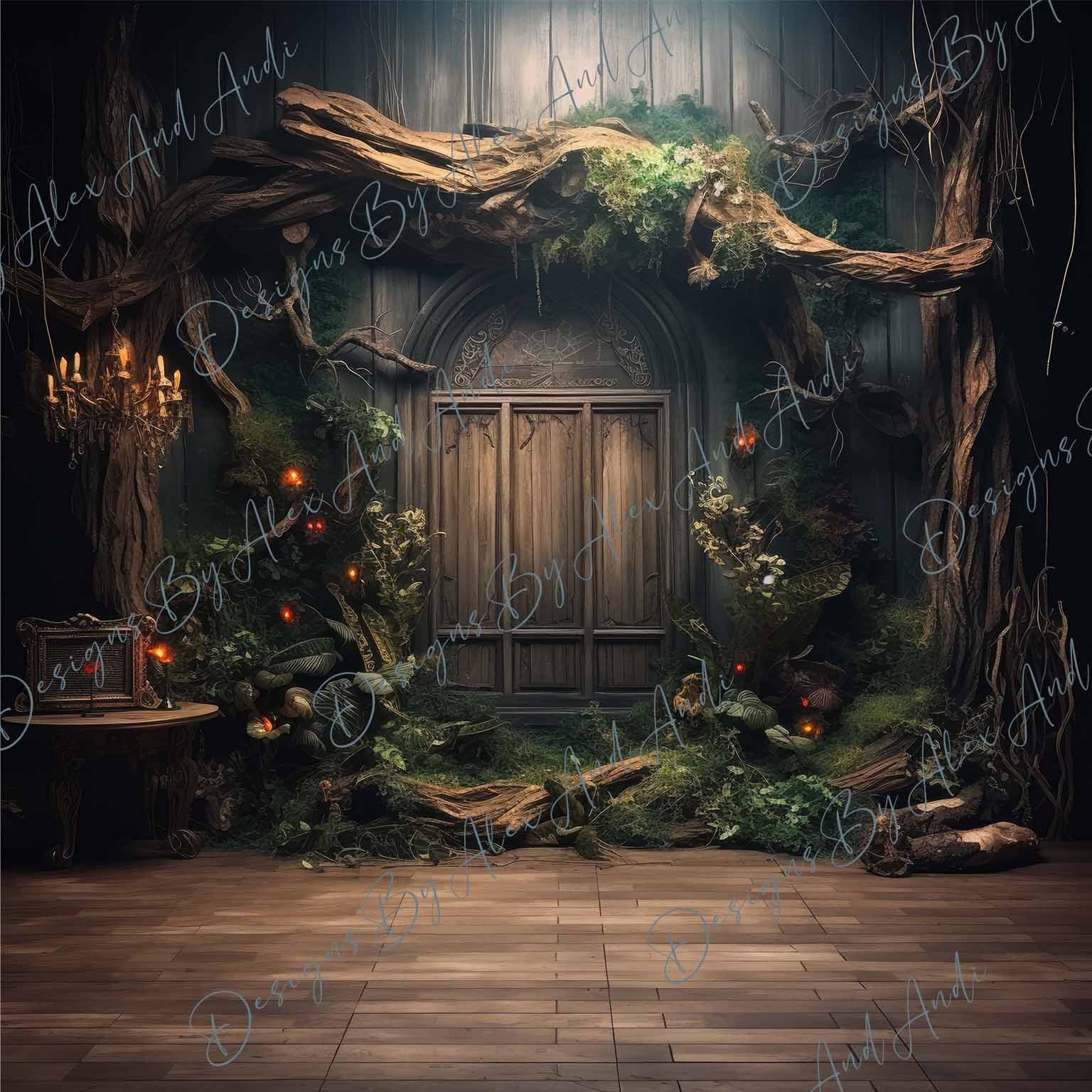 Wood Forest Studio Backdrop Background Digital Child Nature Photo Shoot ...