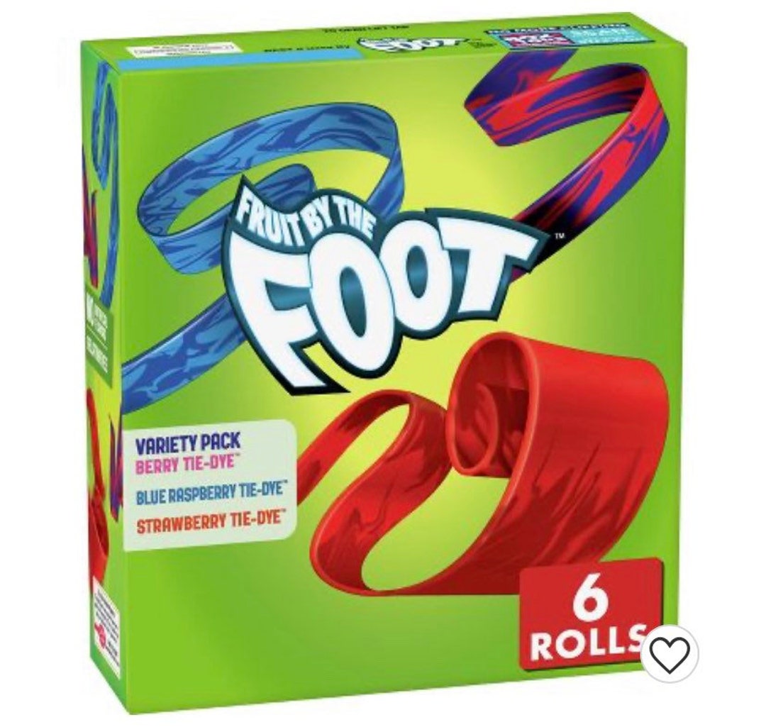 Fruit by the Foot Variety Pack Fruit Snacks 6ct - Etsy