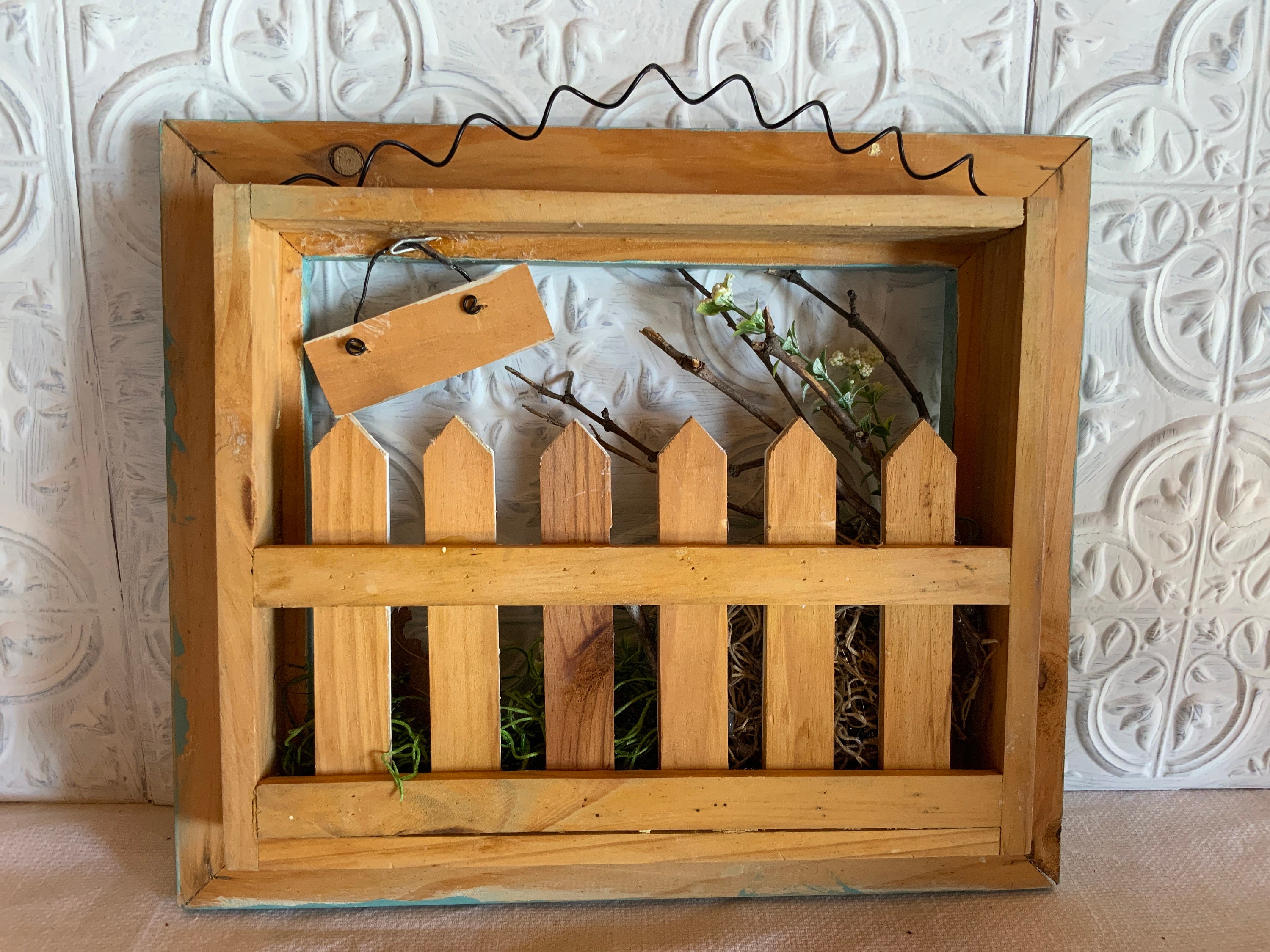 Framed Birds Nest With Eggs Spring Decor, Wall Decor, Cottage Decor ...