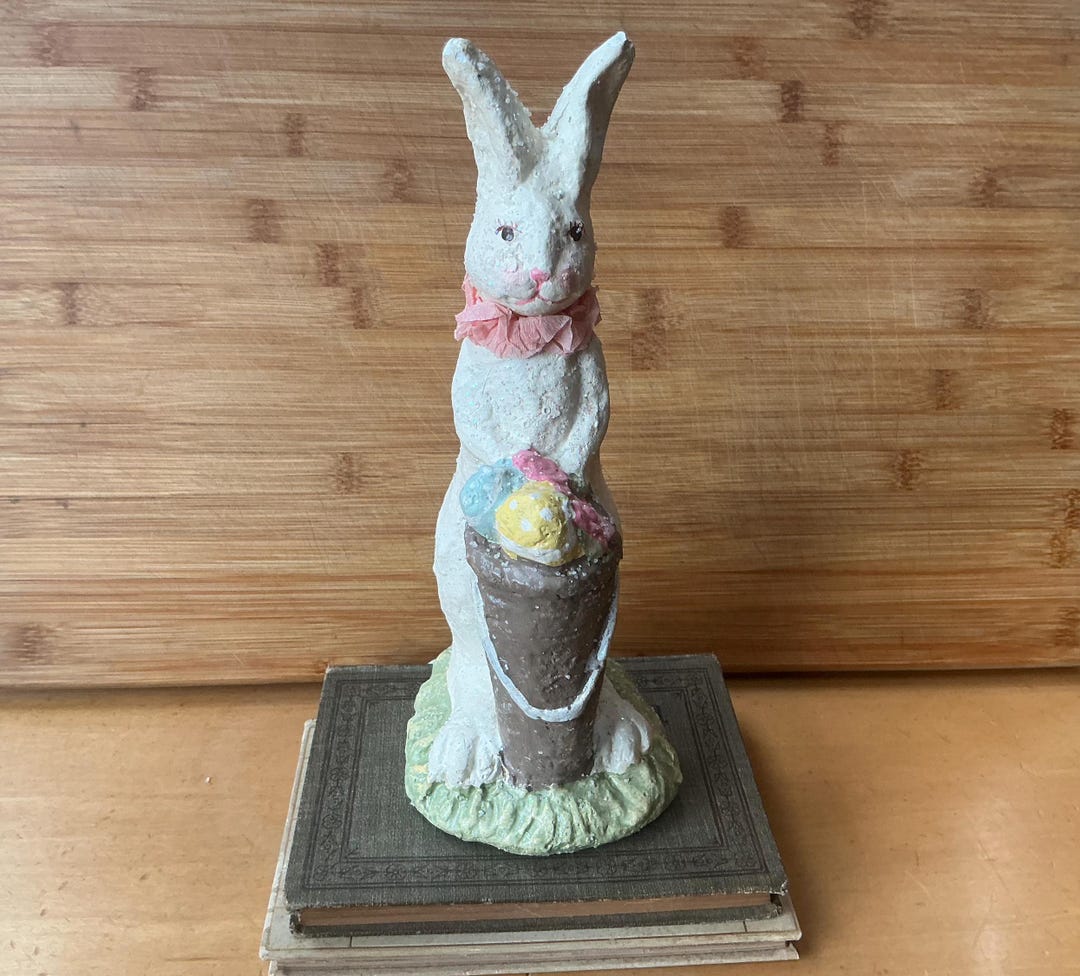 Vintage Standing Bunny Rabbit Figurine, Collectible Bunny, Country ...