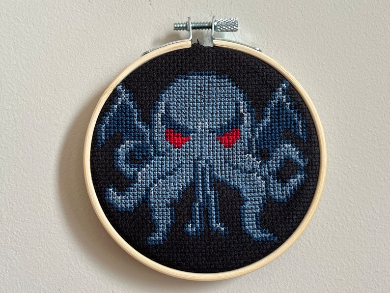 Cthulhu Cross Stitch PDF Pattern - Etsy