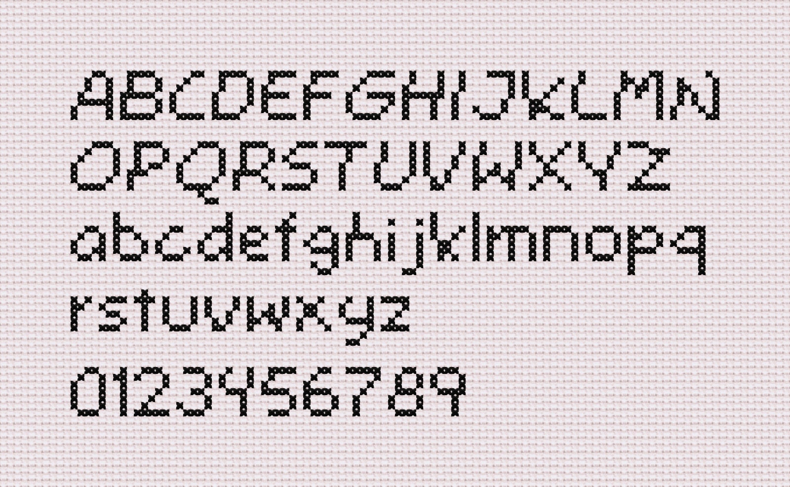 Handwriting Font Pack Script Cross Stitch Fonts - Etsy