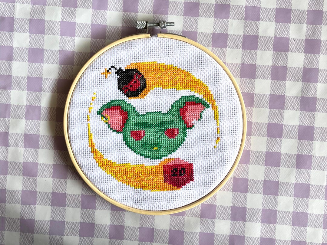 Dice Goblin Cross Stitch Pattern - Etsy