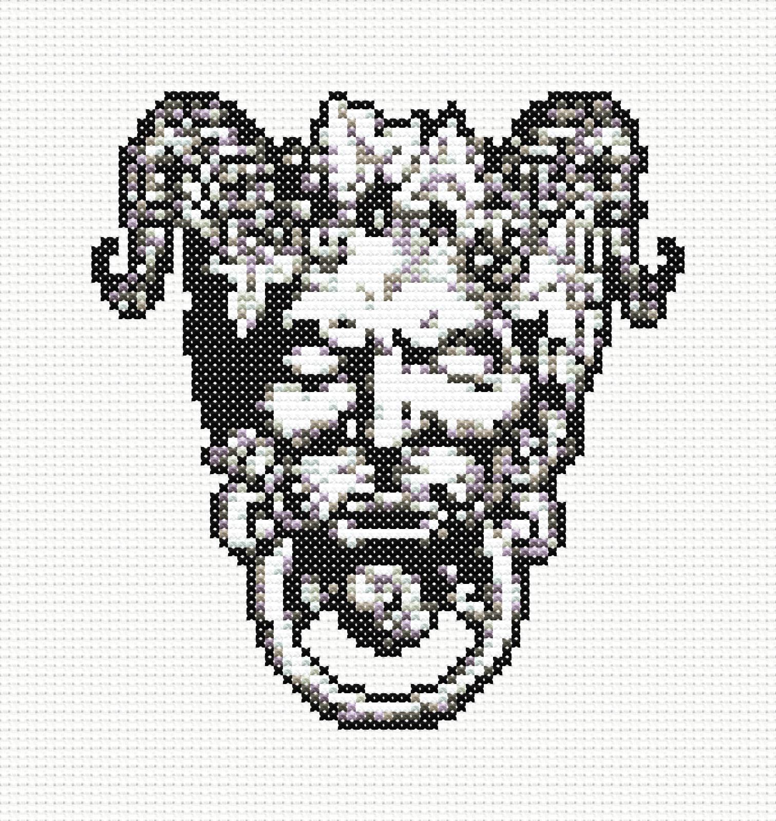 BOTC Blood on the Clocktower Door Knocker Cross Stitch Pattern - Etsy