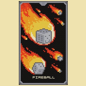 Fireball Tarot Cross Stitch Pattern - Etsy
