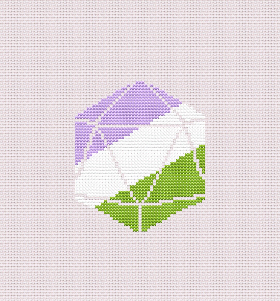 Gender Queer Flag D20 Cross Stitch Pattern - Etsy