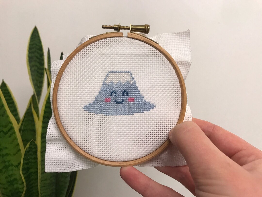 Kawaii Mount Fuji Cross Stitch Pattern - Etsy