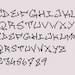 Handwriting Font Pack Script Cross Stitch Fonts - Etsy