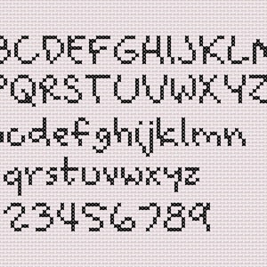 Handwriting Font Pack Script Cross Stitch Fonts - Etsy