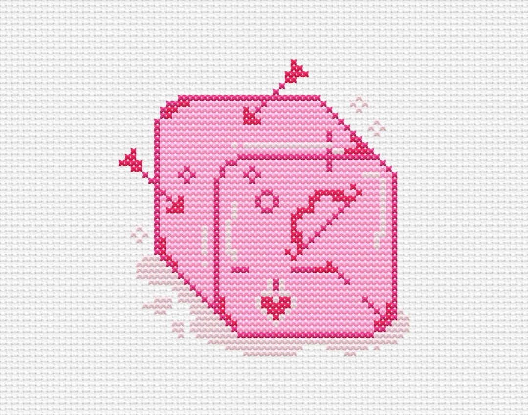 Gelatinous Cupid Cute Cross Stitch Pattern - Etsy