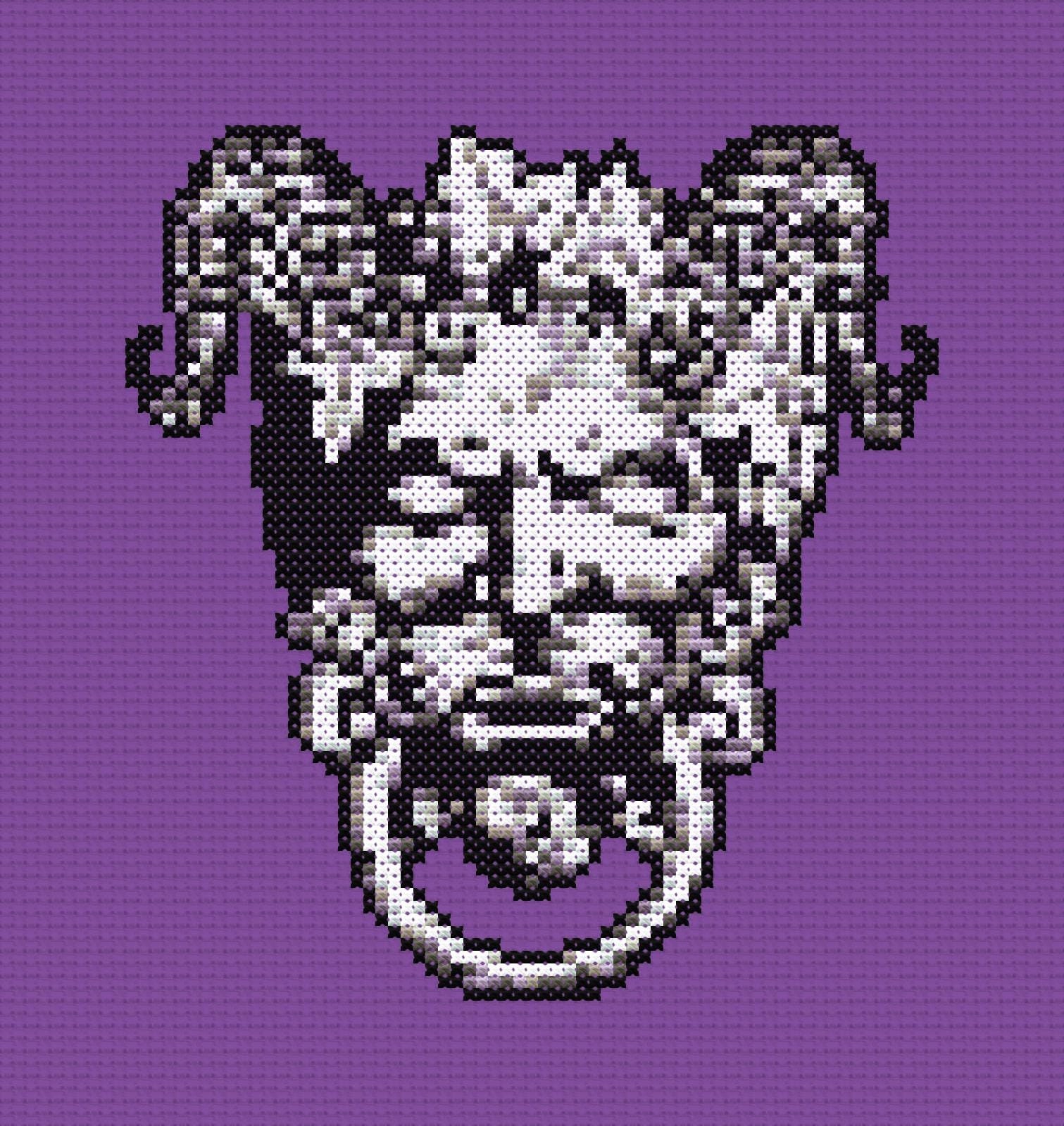 BOTC Blood on the Clocktower Door Knocker Cross Stitch Pattern - Etsy