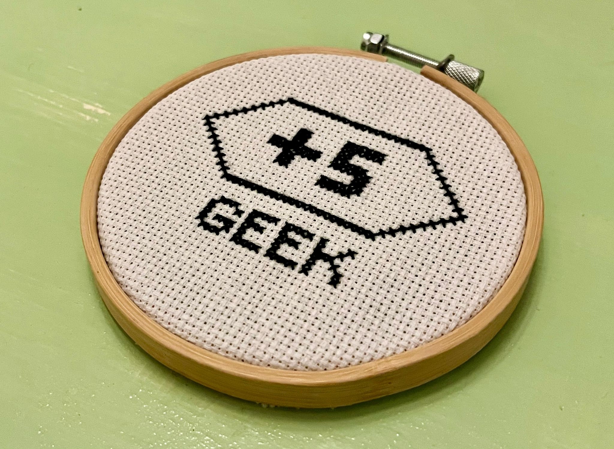 Custom D&D Stat +4 Nerd Cross Stitch Pattern - Etsy