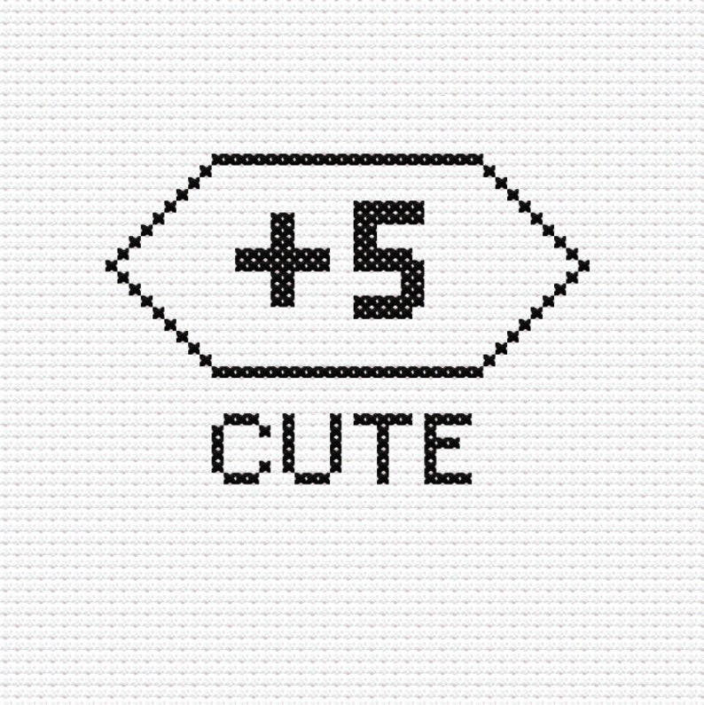 Custom D&D Stat +4 Nerd Cross Stitch Pattern - Etsy