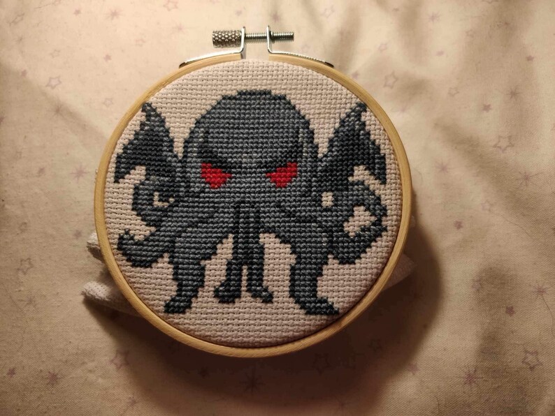 Cthulhu Cross Stitch PDF Pattern - Etsy
