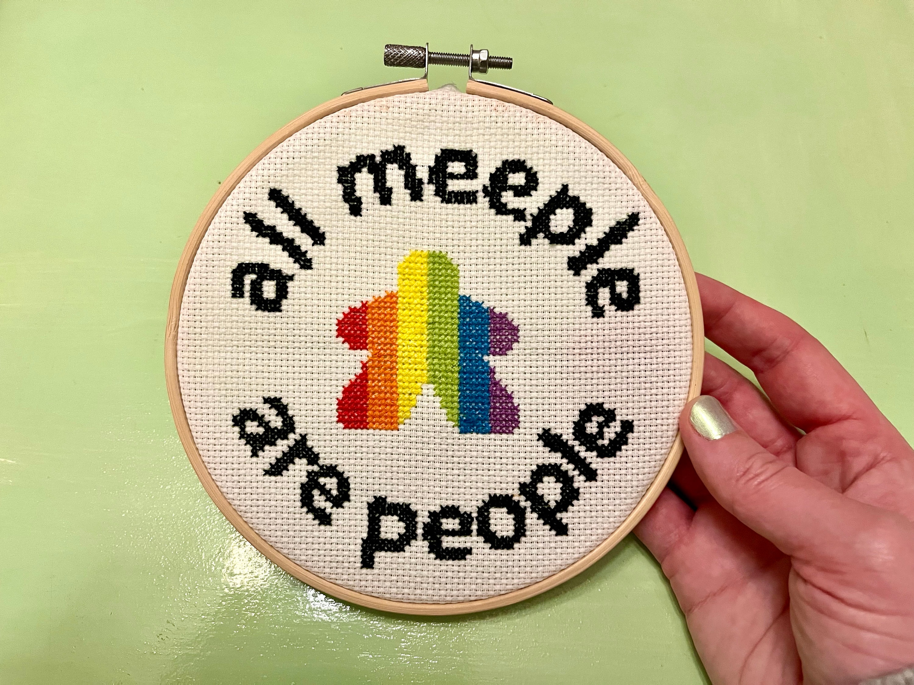 All Meeple Are People Cross Stitch Pattern - Etsy