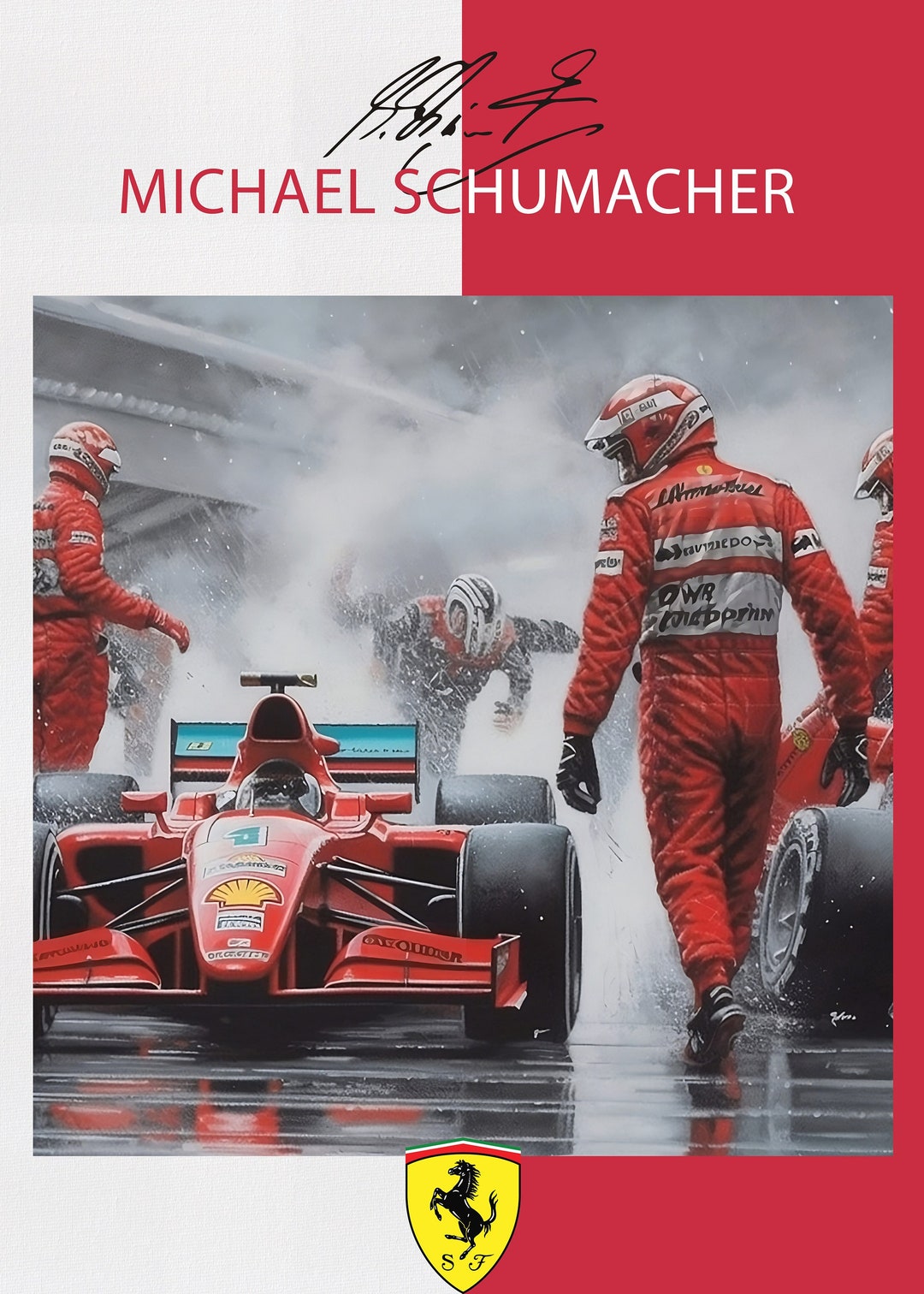 Michael Schumacher Poster
