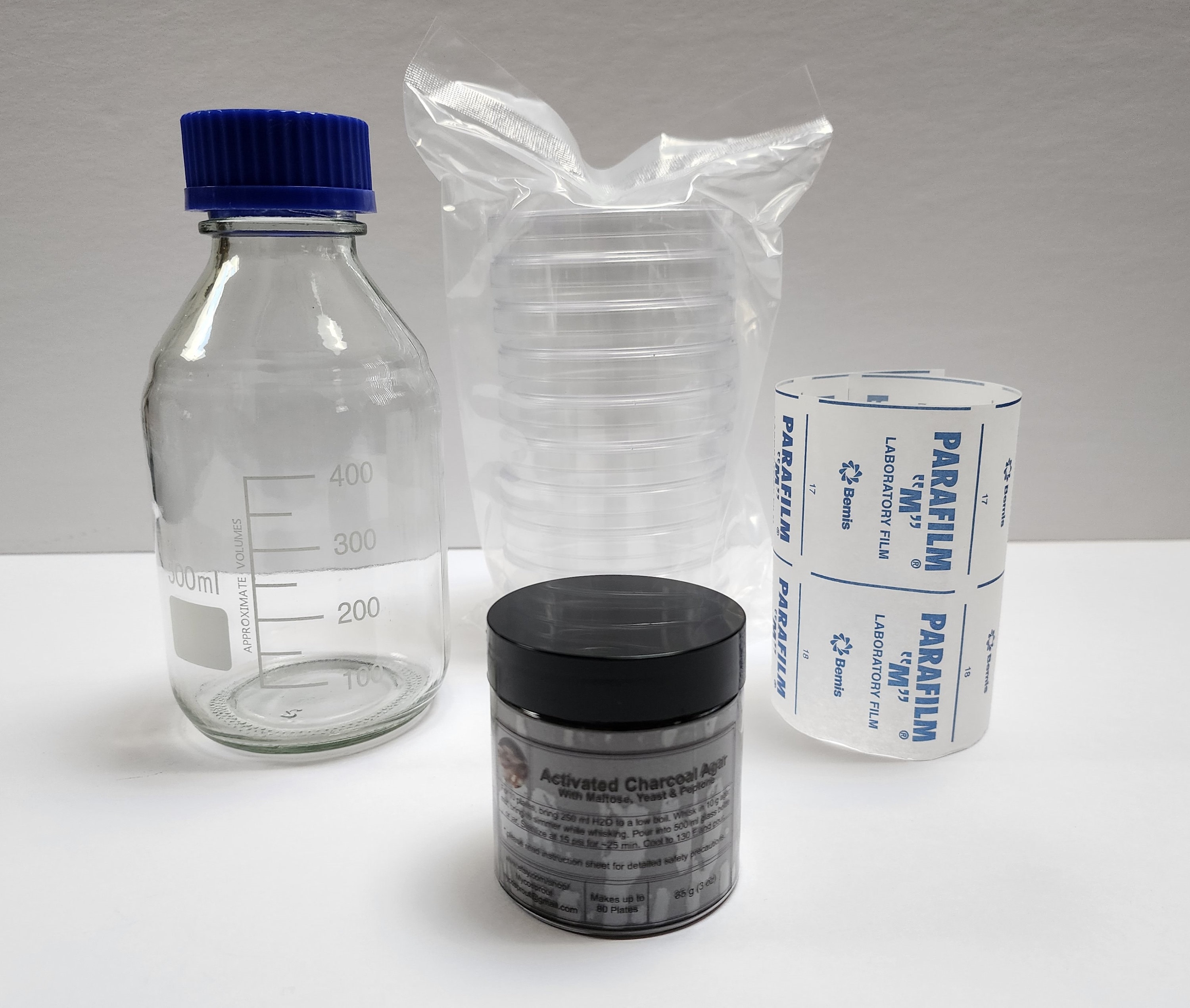 Activated Charcoal Nutrient Agar Kit, Create Your Own Black Agar Plates ...