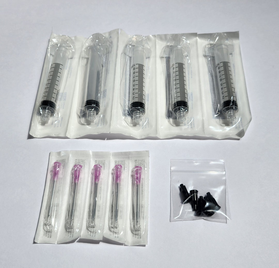 Sterile Mycology Syringe Set: 10ml Syringes, 18G Needles, Lure Locks - Etsy