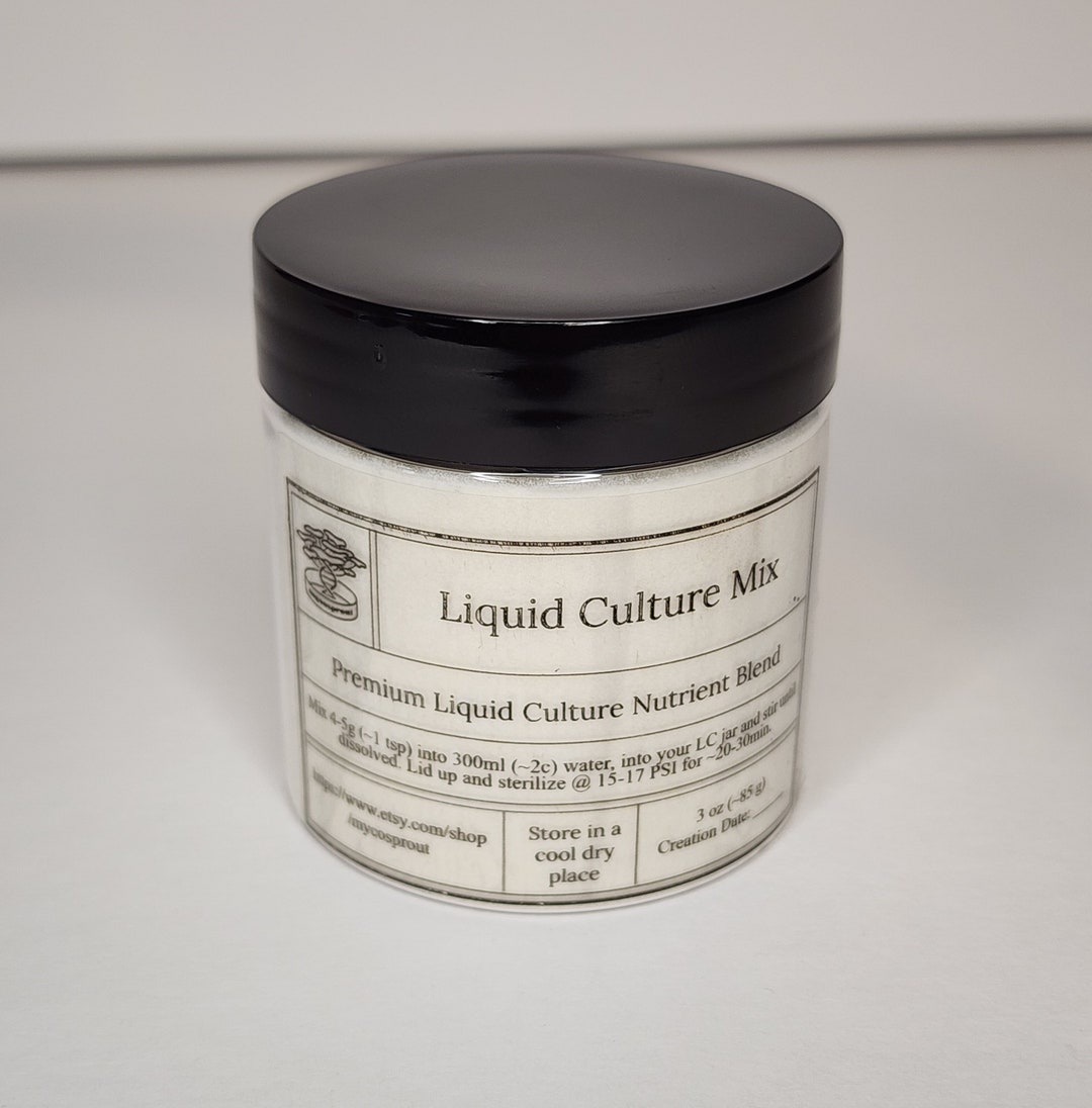 Liquid Culture Nutrient Powder: Mycelium Growth Broth (3oz) - Etsy