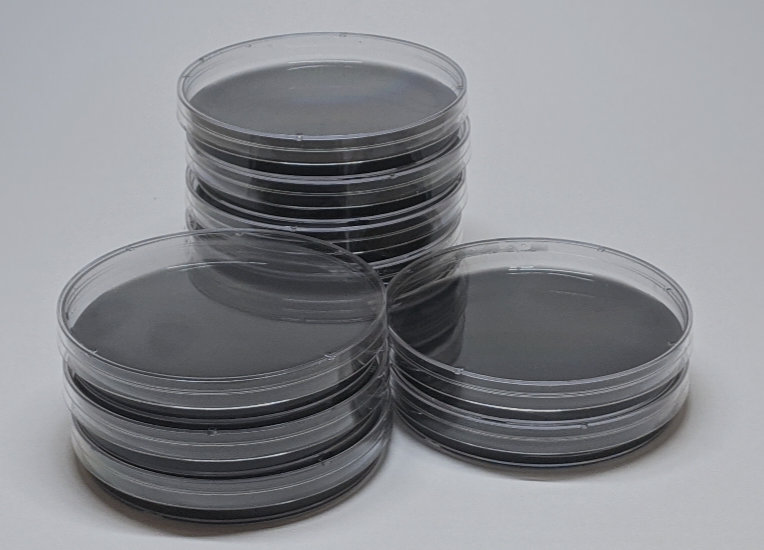 Nutrient Agar Kit, Complete W/ Black Nutrient Agar, Petri Dishes and ...
