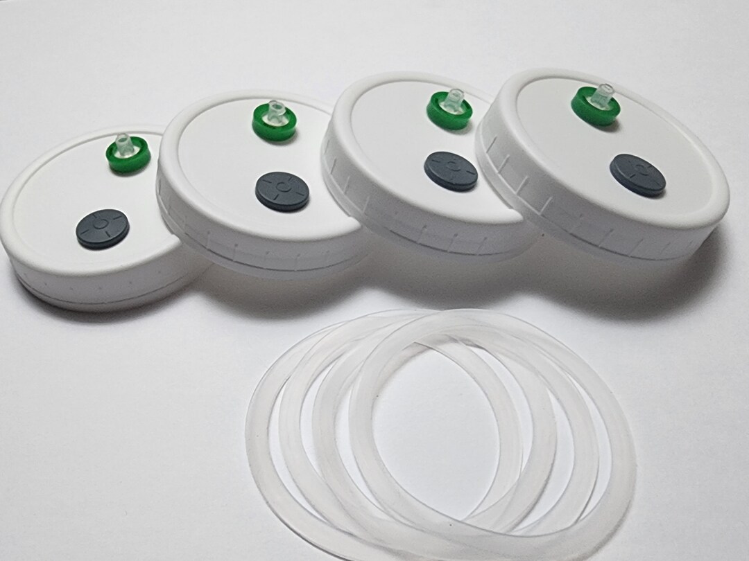 6 Each L.C. Lids, Wide Mouth - Etsy