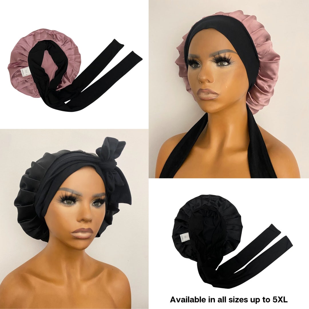100 % Mulberry Silk Hair Bonnet for Hair Loss Pure Organic Silk Caps ...