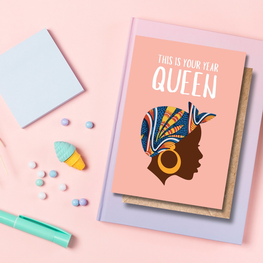 Your Year | Worldly - Afrotouch Design Birthday Card - Etsy