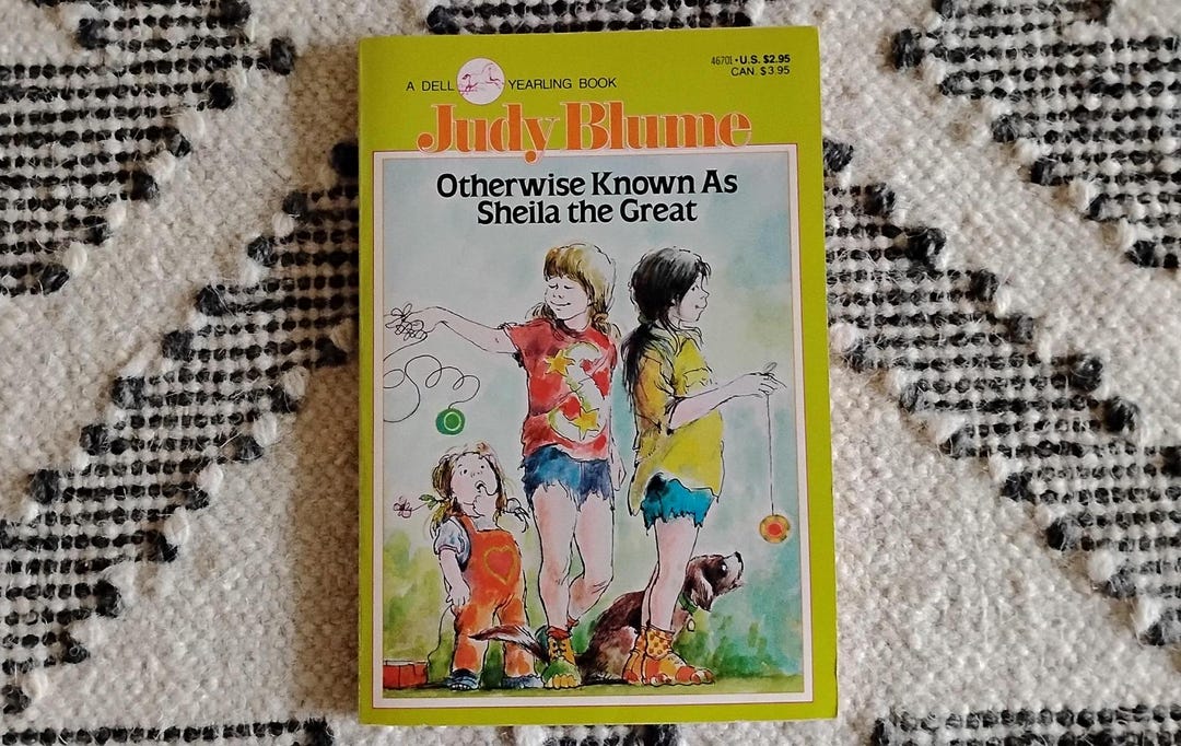 Otherwise Known as Sheila the Great by Judy Blume - Etsy