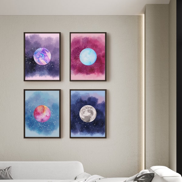 Galaxy Wall Art - Etsy
