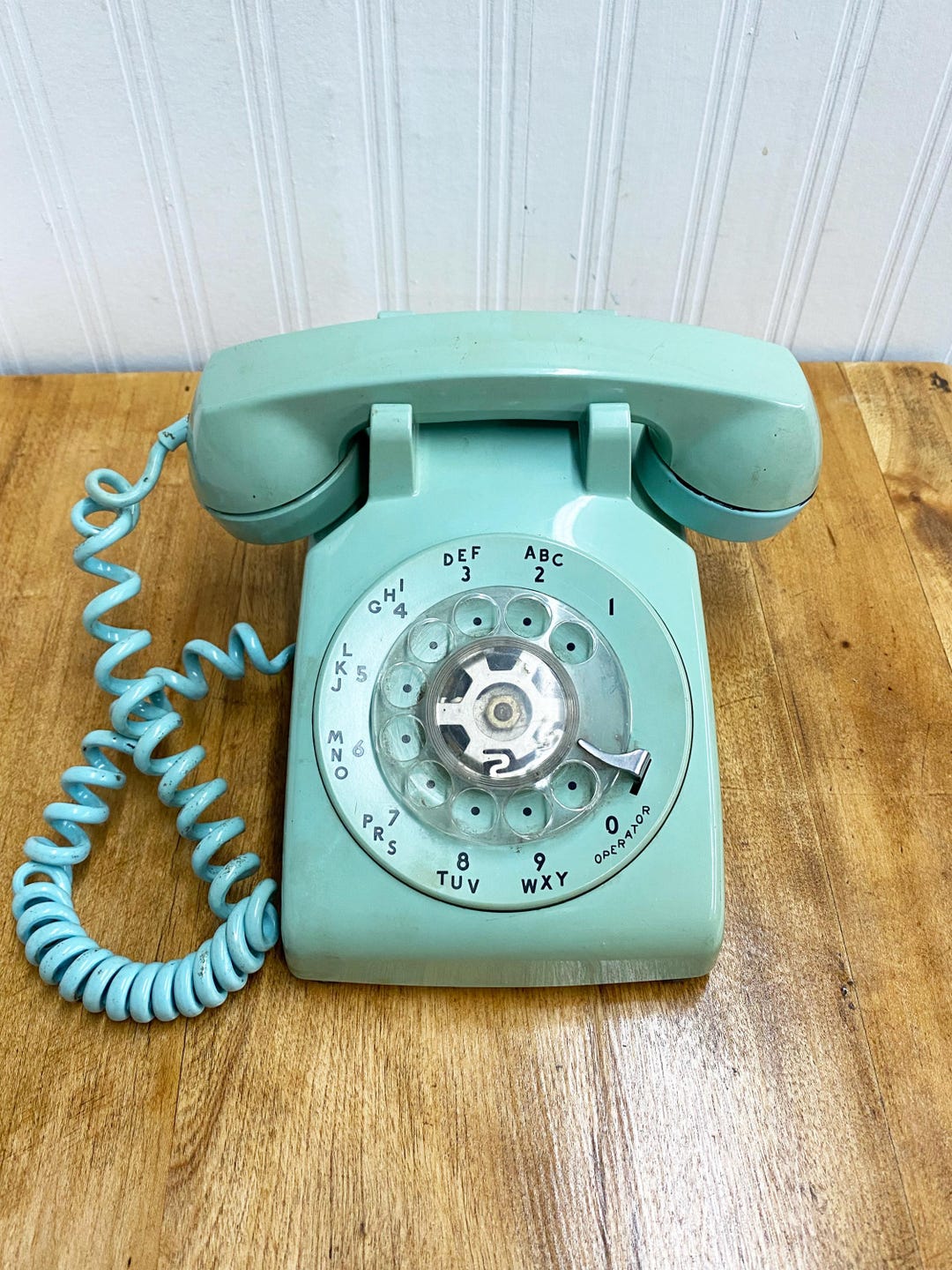 Beautiful Retro Teal Light Blue Rotary Dial Telephone Vintage Phone - Etsy